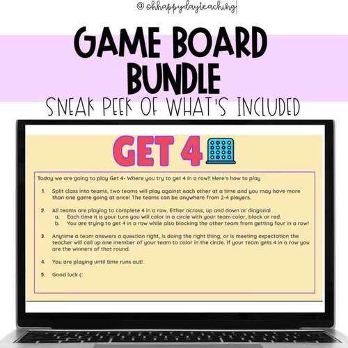 Complete Bundle of Interactive game boards | Games for Student Engagement