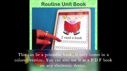 Routine Verbs Unit for Kindergarten-Holistic English Series #24 | TPT