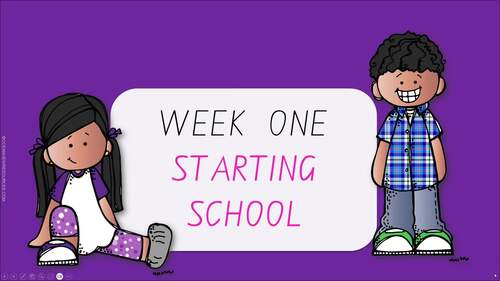 STARTING SCHOOL book study, NSW DOE syllabus, unit 1 Week 1, component B