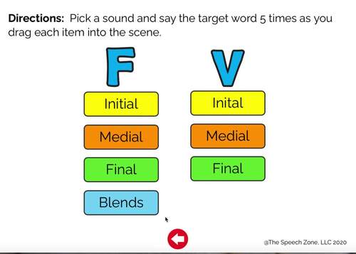 F & V Interactive Artic Scenes Digital Boom Cards by The Speech Zone