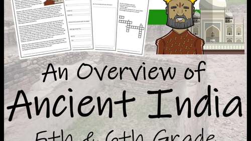 Ancient India Close Reading Comprehension Activity | 5th Grade & 6th Grade