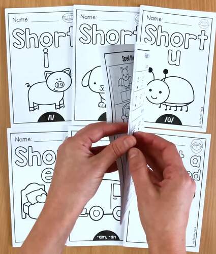 Short Vowels Phonics Books - Science of Reading Aligned (CVC and Blends ...