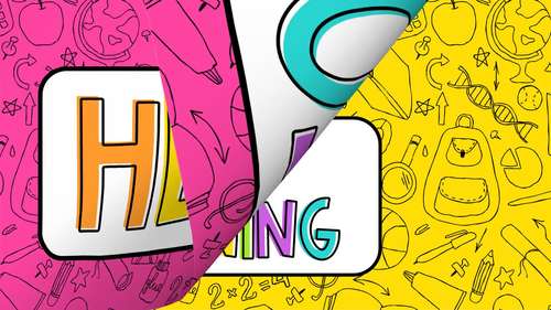 Daily Slides - PPT and Google Slides™ - Rainbow Brights by Emily Wean