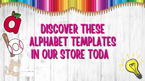 Printable Full Colored Lowercase Cut and Paste Crafts | Instant Download