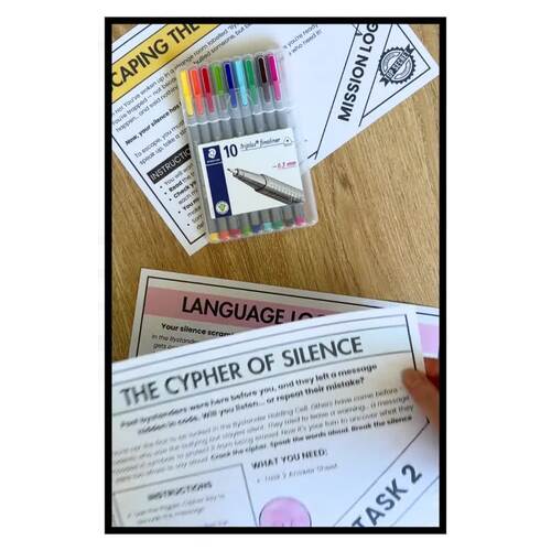 Anti-Bullying Escape Room: Escaping the Bystander Cell! Middle & High