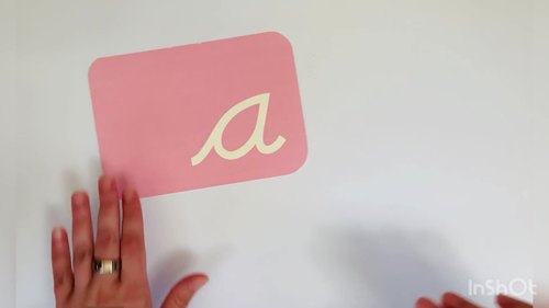 DIY Cursive Sandpaper Letters by Joy of Montessori | TPT