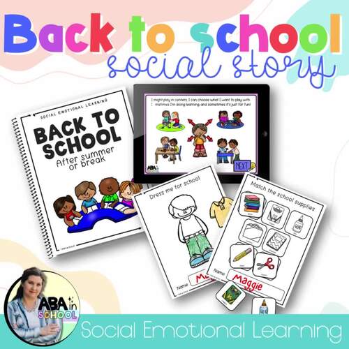 Going to school social story - Preschool Back to school after break ...