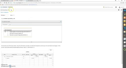 Accounting 11E- 3.2 Work Together by Crazy About Accounting | TpT