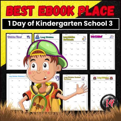 Printable Long Division Worksheets 4th Grade workbook by Lib Anatomy school