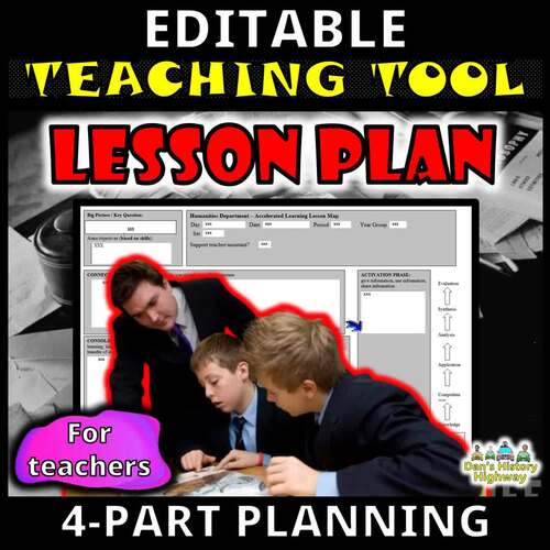 4-Part Lesson Plan Template | Streamlined, Adaptable, and Effective ...