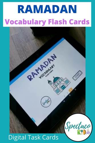 (DISTANCE LEARNING) RAMADAN Vocabulary for Speech Therapy | BOOM Cards™