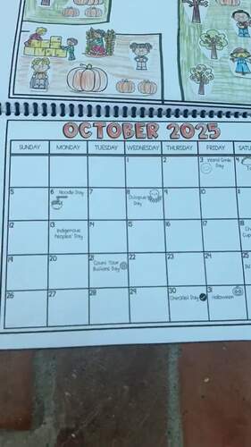 Christmas Holiday Family Gift Student Created Calendar 2026 | December ...