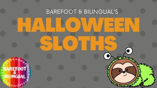 Sloths in Halloween Costumes Clipart | Halloween Clipart | TPT