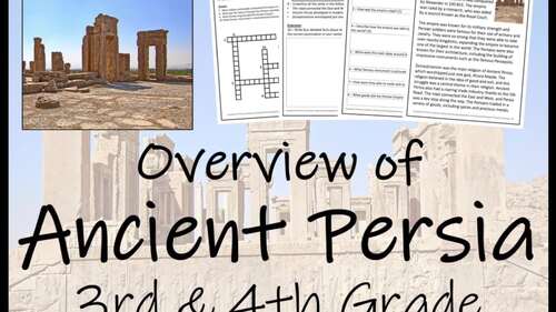 Ancient Persia Close Reading Comprehension Activity | 3rd Grade & 4th Grade
