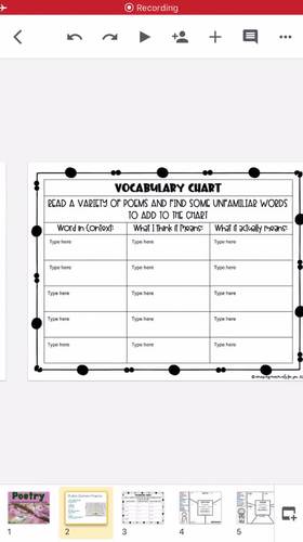 Poetry Gallery Walk Figurative Language Authors Purpose Theme Text ...