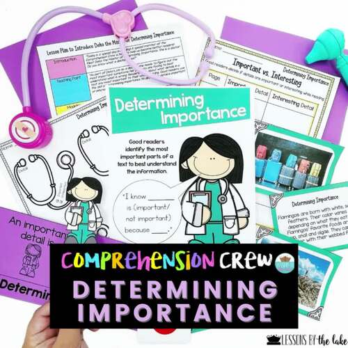 Determining Importance Lesson & Activities Nonfiction Reading ...