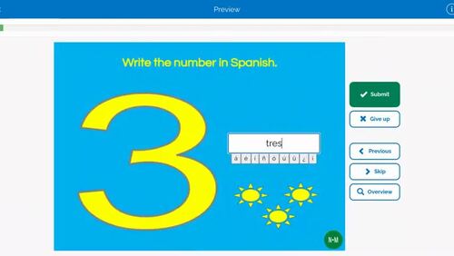 Boom Cards - Los Numeros del 0 al 100 - Spelling Numbers by NATAM