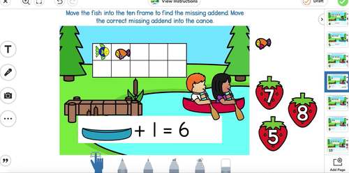 Missing Addends Summer Preloaded Seesaw Activities by Learning for the ...