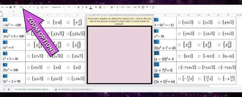 PIXEL ART: Solve Quadratic Equation by Square Root Property L2 DISTANCE ...