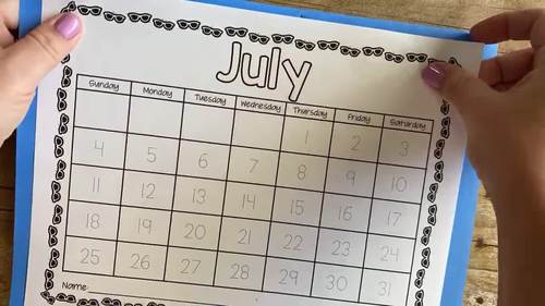 Summer Writing and Calendar Practice by The Wright Nook | TPT
