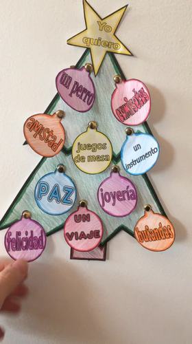 Christmas Tree List Spanish Christmas/Navidad Project by sra Collier