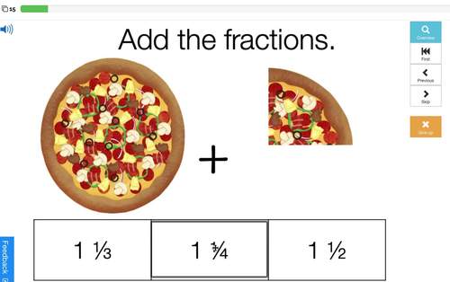 Adding Fractions - Digital Learning by the small but mighty teacher