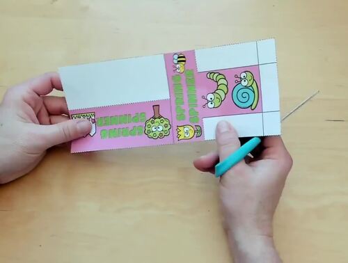 Spring Paper Helicopter STEM Activity Challenge 3rd Grade Science