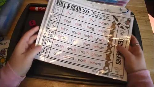 Roll and Read Phonics Level B by Fun Hands-on Learning | TPT