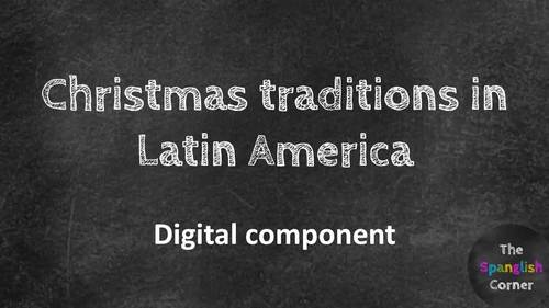 Christmas Traditions in Latin America Activities for Spanish Class