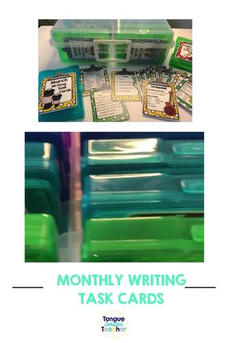 Writing Prompt Task Cards Bundle 264 Daily Writing Prompts | TPT