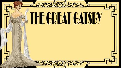 The Great Gatsby Creative Assessments Four Activities | TpT
