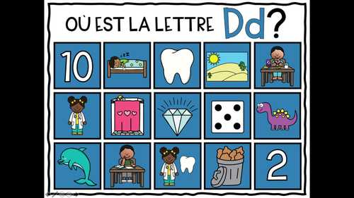 French Digital Alphabet Games - Où est la lettre D? by Fun in French ...