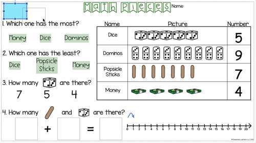 Reading & Interpreting Graphs | Numbers to 10 | Digital | Special Education