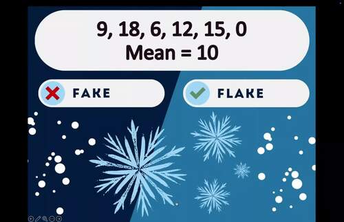Finding the Mean Winter Math Challenge Holiday Activities 5th Grade ...