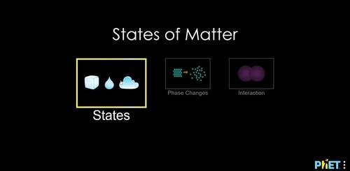 PhET Simulation Worksheet for the Virtual Lab: States of Matter and ...