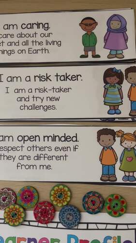 IB PYP Learner Profile Bingo Activity for Little Kids by Susan Powers