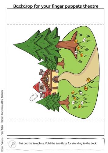 Little Red Riding Hood - Fairy Tales - Finger Puppets by Die Relitante