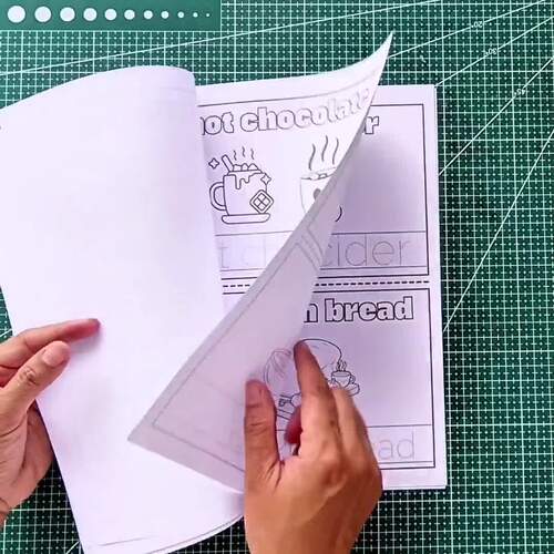 Fall Mini Vocabulary Books Coloring & Writing Practice for K–2 | TPT