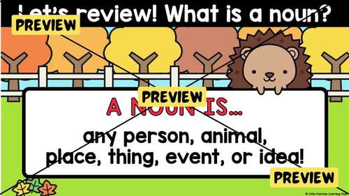 Singular and Plural Nouns Mini Lesson Google Slides™ Daily Grammar Practice