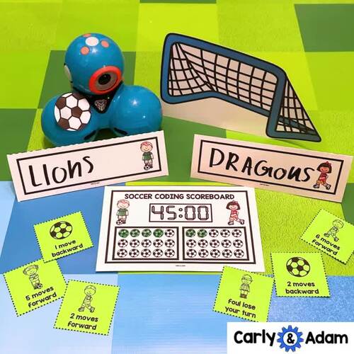 Soccer Coding Game, Vocabulary, Robot, Computers, Robotics, Dash Robots