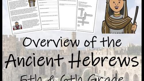 Ancient Hebrews Overview Close Reading Activity | 5th Grade & 6th Grade