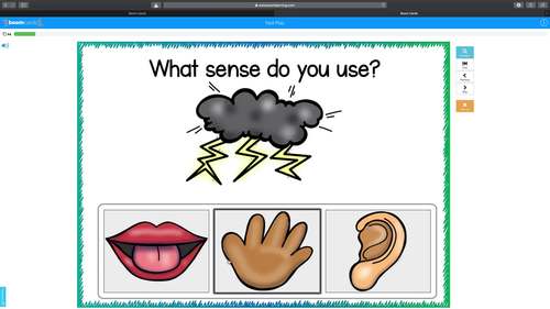Science: What Sense Do You Use?- Boom Cards by Mrs Moes Modifications