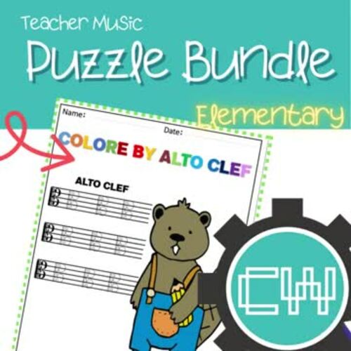 Music Teacher Puzzle Worksheets Bundle by Creative Worksheets | TPT