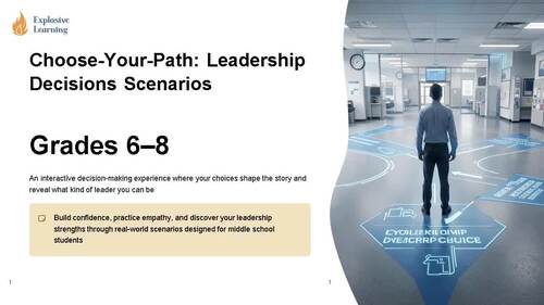 Choose-Your-Path: Leadership Decisions Scenarios (6-8) (Google Slides ...