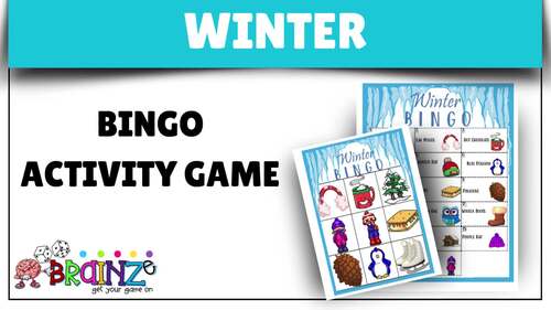 Winter BINGO: Day Before Winter Break/ Welcome Back from Winter Break ...