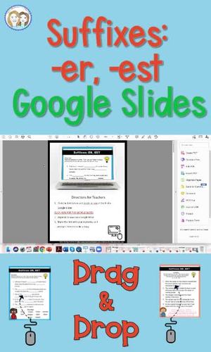Suffix Worksheets - Google Slides - Distance Learning | TpT