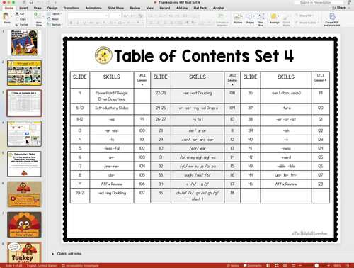 Thanksgiving Turkey Digital Mystery Picture Set 4 - Real Words - UFLI ...