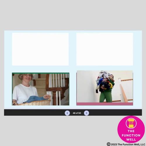 SPANISH VERSION Sorting Safe Vs Unsafe Pictures- Scenarios- Adult Speech Therapy