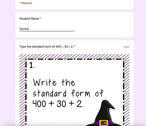 Halloween Place Value Task Cards Print and Digital BUNDLE | TPT