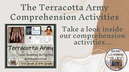 Terracotta Army Close Reading Passage & Comprehension Activities | 3rd ...